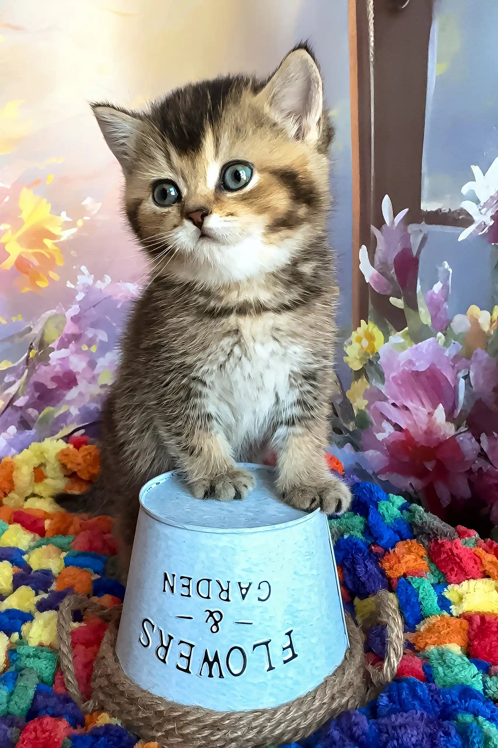 Ofeliya – A Graceful Beauty in Black Ticked Tabby Elegance